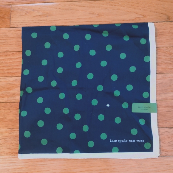 kate spade | Accessories | New Kate Spade Polka Dot Small Scarf Nwt ...